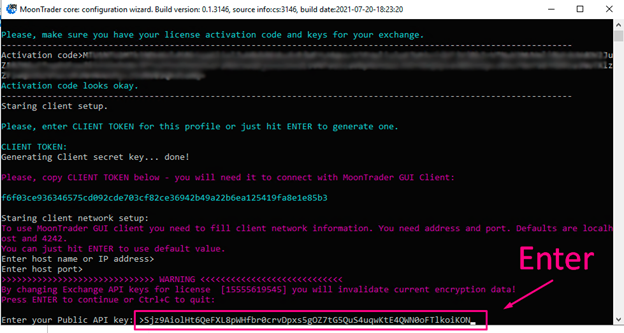Установка ядра на Windows (консоль)